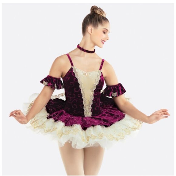 Revolution | Costumes | Revolution Sugar Plum Burgundy Velvet Tutu ...